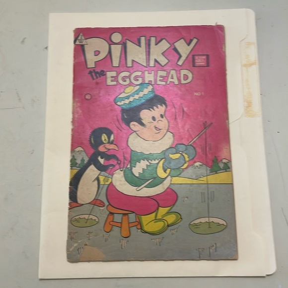 Source Unknown | Toys | Pinky The Egghead 1963 Comic Book By Frank ...